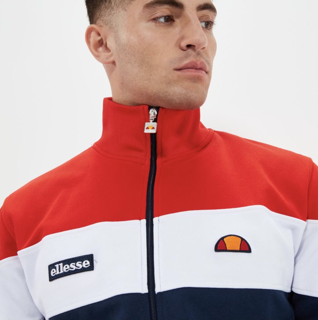 Ellesse Caprini Track Top Jacke (blau/rot) - meinsportline.de